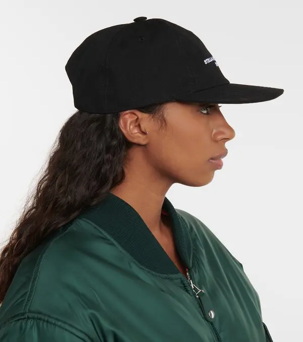 Stella McCartney Embroidered Logo Baseball Cap - Black