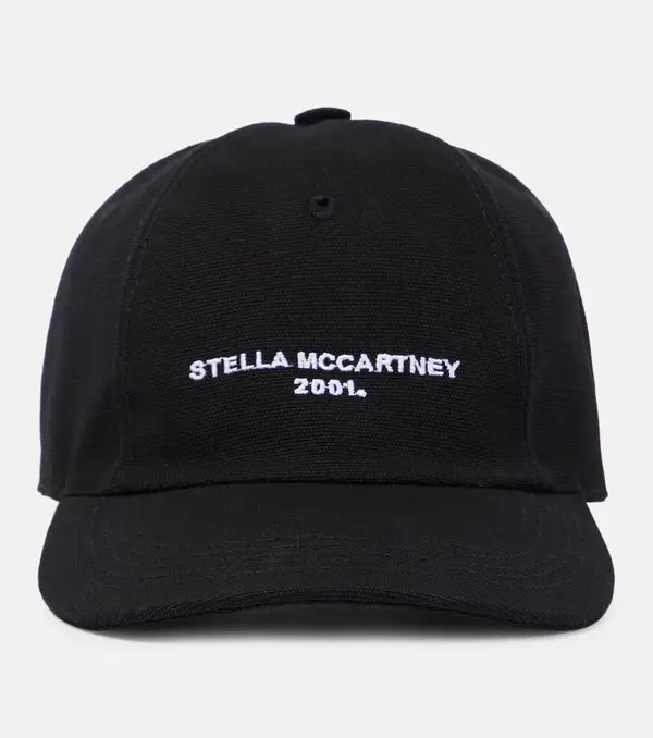 Stella McCartney Embroidered Logo Baseball Cap - Black