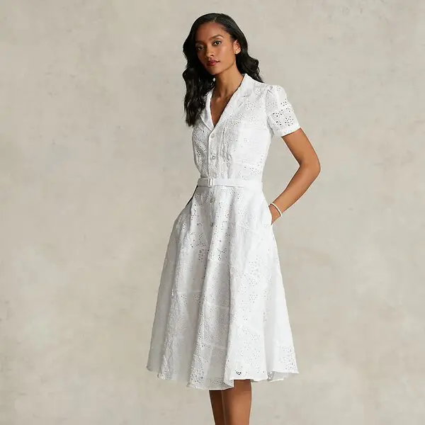 Ralph Lauren The Spelman Collection Patchwork Dress