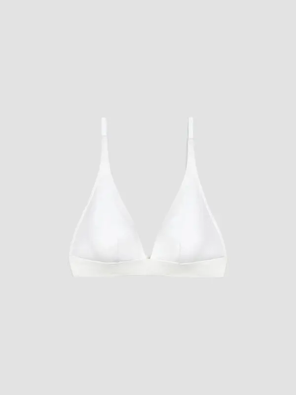 Wolford Triangle Bralette - Pearl