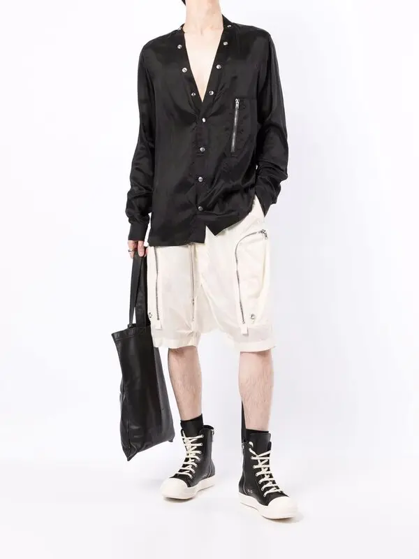 Rick Owens Bauhaus Dropped-crotch Shorts