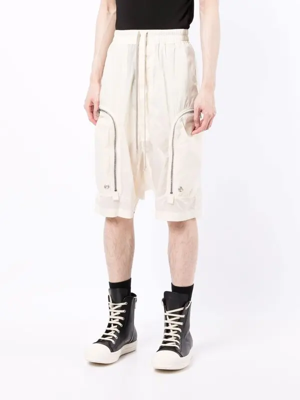 Rick Owens Bauhaus Dropped-crotch Shorts