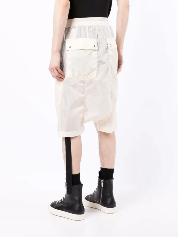 Rick Owens Bauhaus Dropped-crotch Shorts