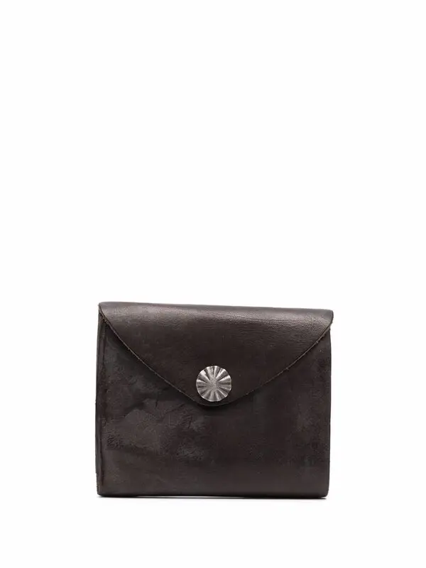 Ralph Lauren Concha Envelope Wallet - Brown