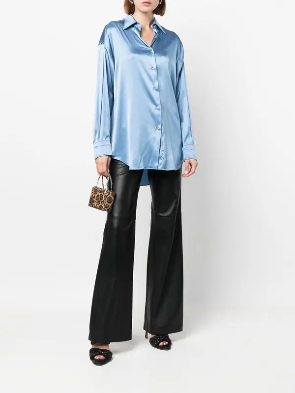 TOM FORD Stretch-silk Pointed-collar Shirt