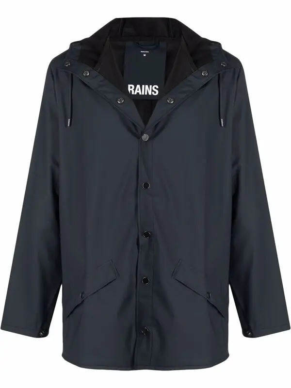 Rains Drawstring Hooded Jacket