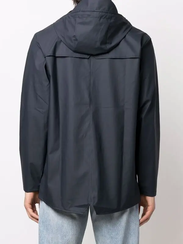 Rains Drawstring Hooded Jacket