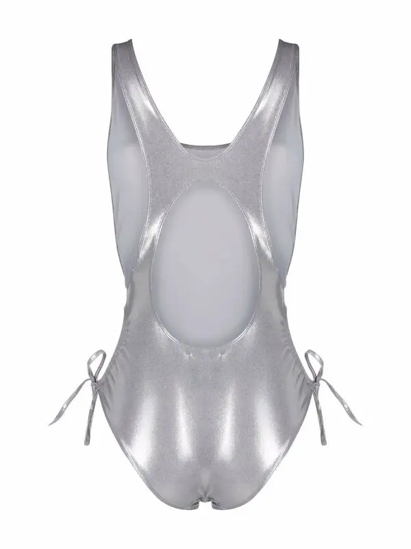 Isabel Marant Étoile Metallic Cut-out Swimsuit