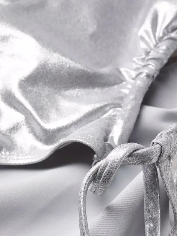 Isabel Marant Étoile Metallic Cut-out Swimsuit