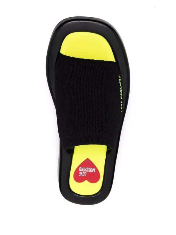 Moschino Logo-print Open-toe Slides