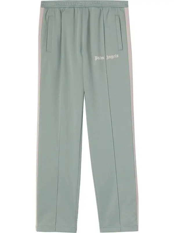 Palm Angels Logo-print Track Pants - Green