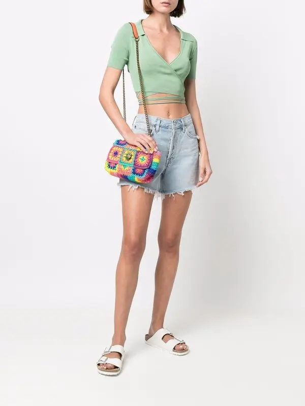 Kurt Geiger Knitted Satchel Bag