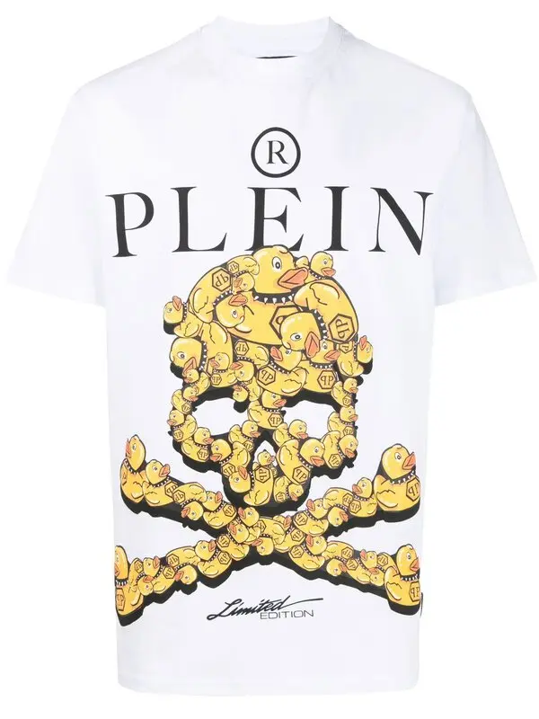Philipp Plein Skull-print T-shirt - White
