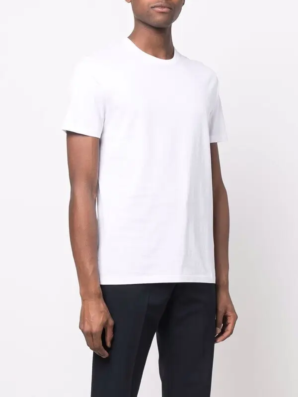 Ralph Lauren Purple Label Embroidered Logo T-shirt - White