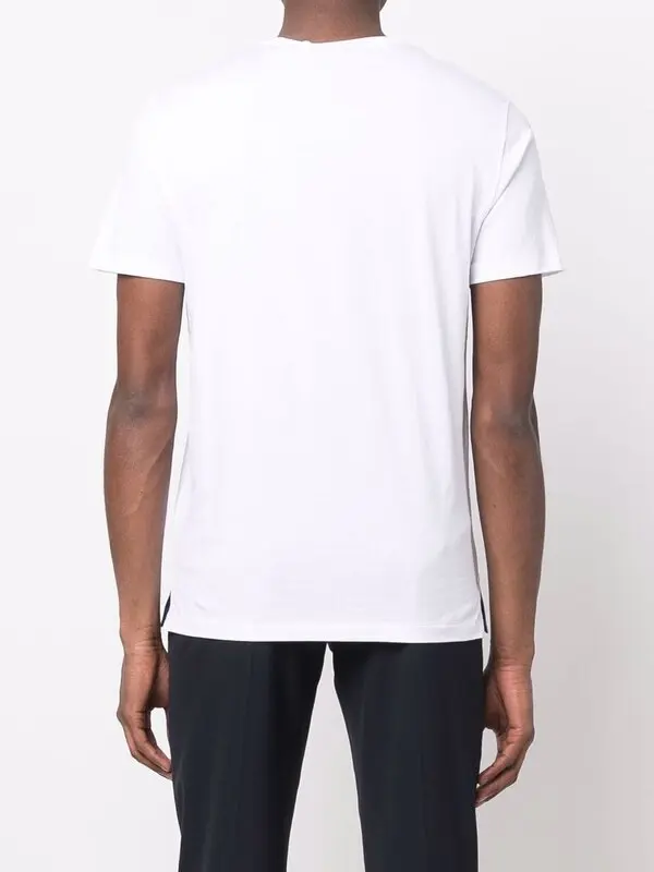 Ralph Lauren Purple Label Embroidered Logo T-shirt - White