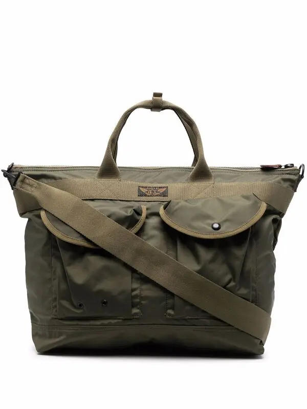 Ralph Lauren Logo-patch Tote - Green