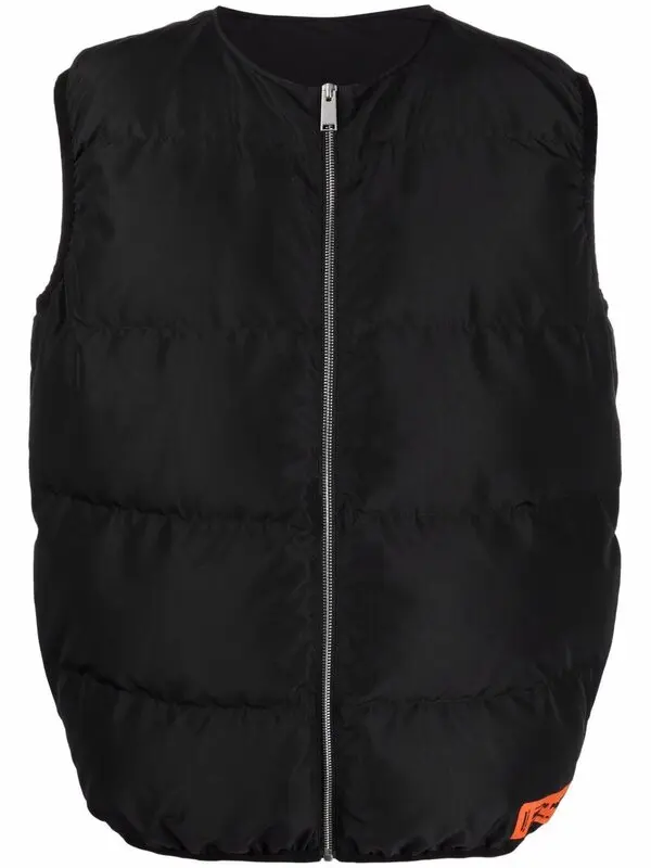 Heron Preston Logo-tape Padded Gilet