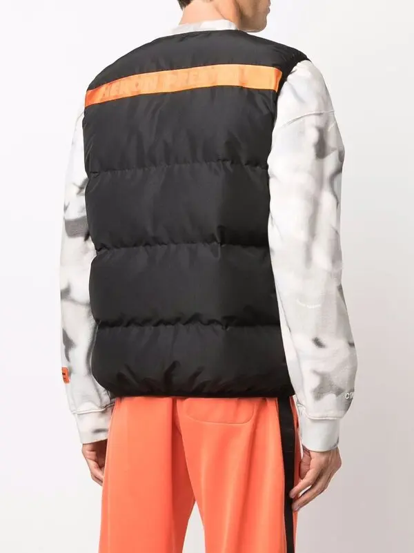 Heron Preston Logo-tape Padded Gilet