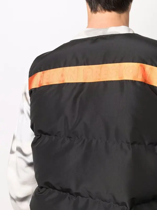 Heron Preston Logo-tape Padded Gilet