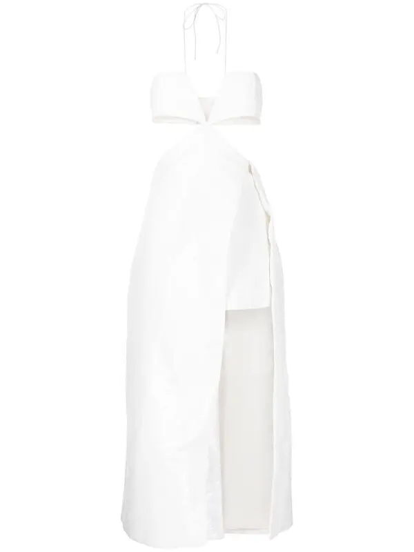 Rokh Open Cut Sequin Dress