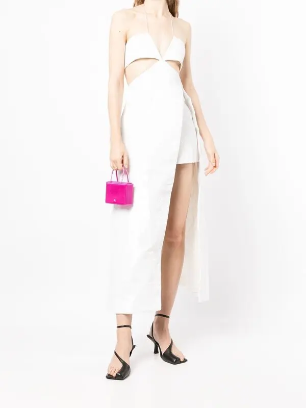 Rokh Open Cut Sequin Dress