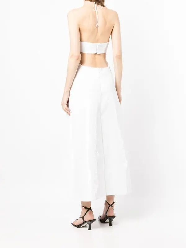 Rokh Open Cut Sequin Dress