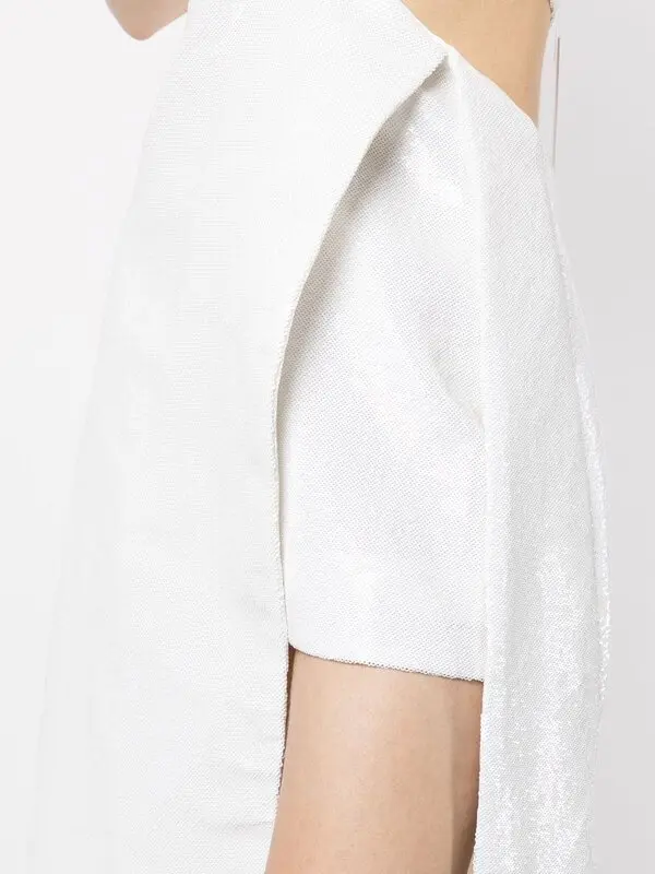 Rokh Open Cut Sequin Dress