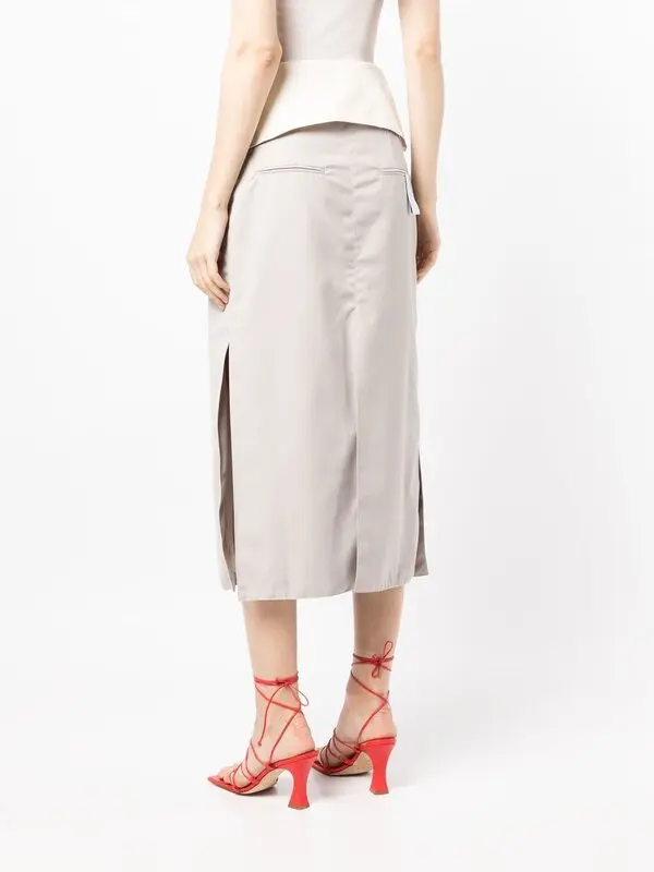 Rokh Mid-length Skirt With Slits