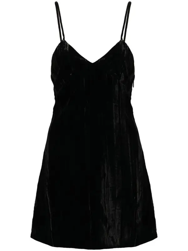 Saint Laurent Velvet Mini Dress