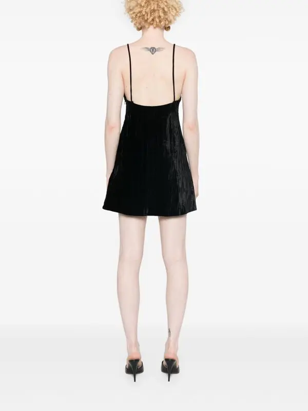 Saint Laurent Velvet Mini Dress