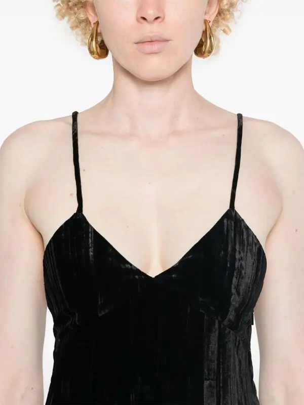 Saint Laurent Velvet Mini Dress