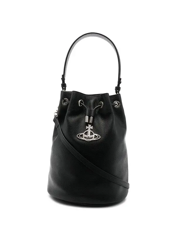 VIVIENNE WESTWOOD Logo Drawstring Shoulder Bag