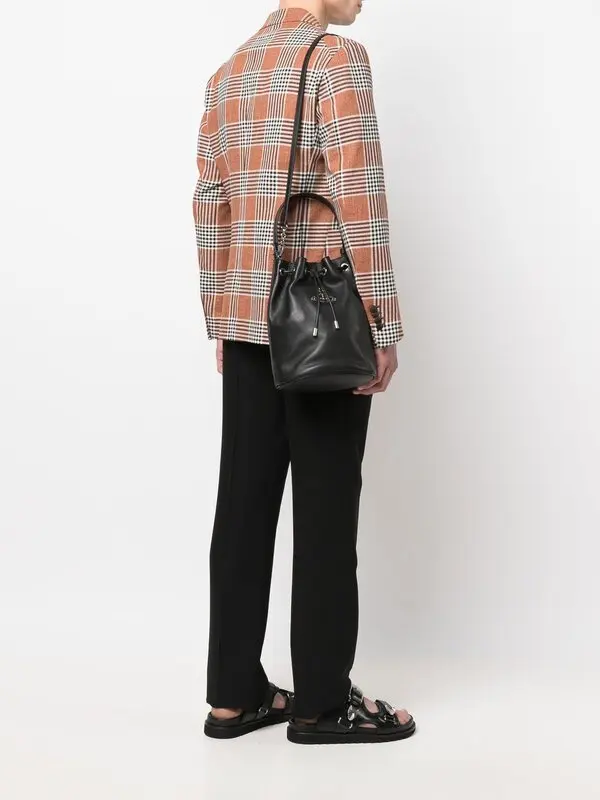 VIVIENNE WESTWOOD Logo Drawstring Shoulder Bag