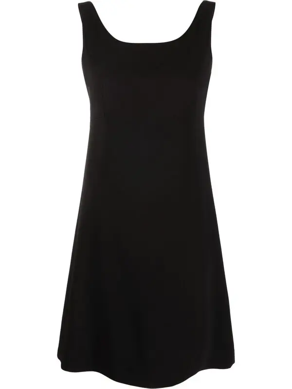 Moschino Scoop-neck Sleeveless Dress - Black