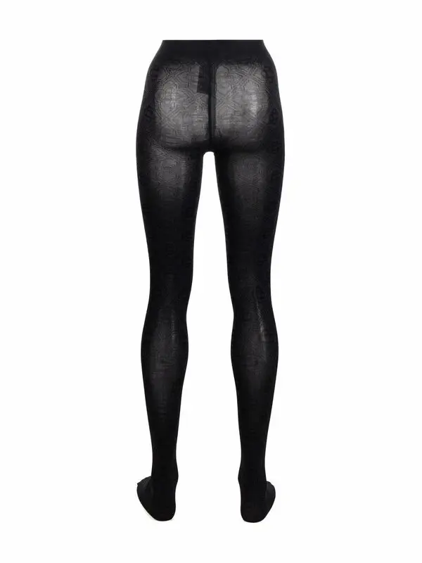 Casablanca Monogram Pattern Tights