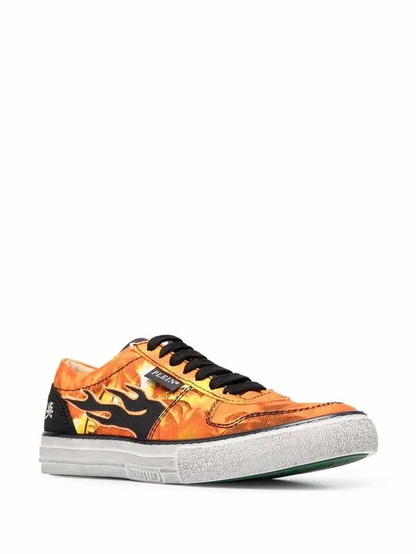Philipp Plein Flame Low-top Sneakers