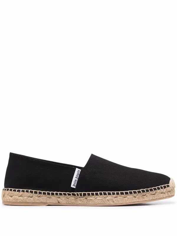 Palm Angels Logo-patch Raffia Espadrilles