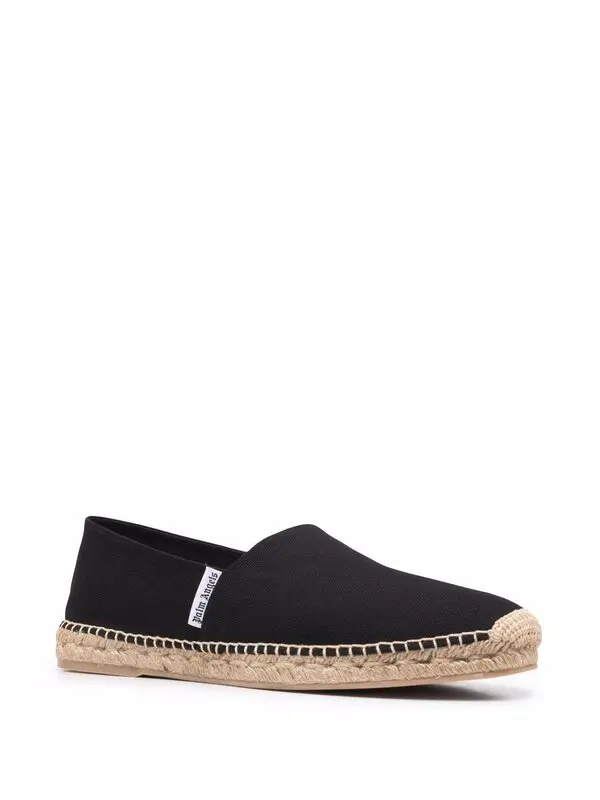 Palm Angels Logo-patch Raffia Espadrilles