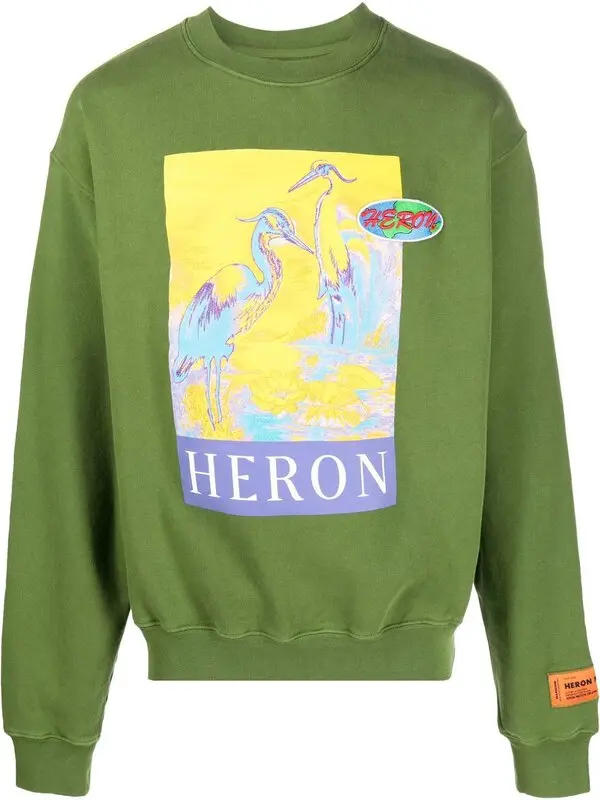 Heron Preston Organic Cotton Graphic Sweatshirt