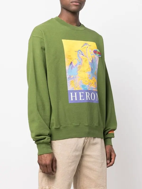 Heron Preston Organic Cotton Graphic Sweatshirt