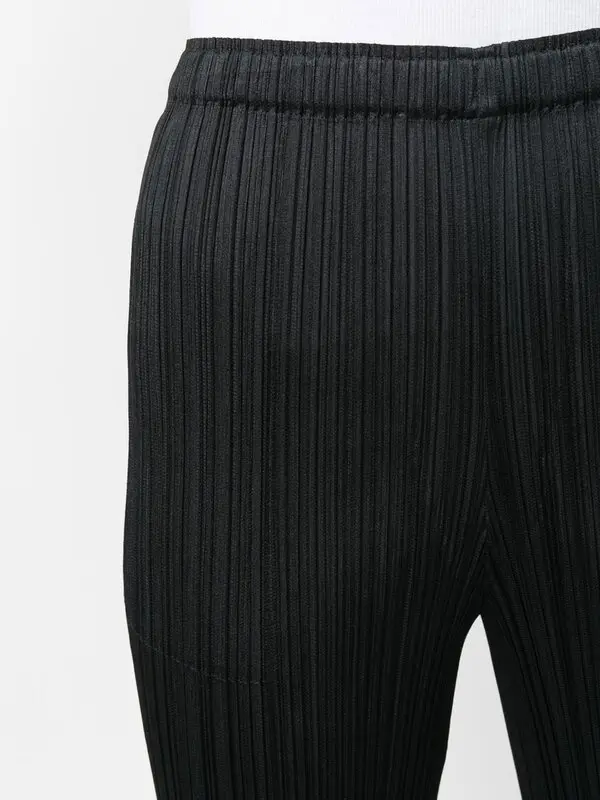 Issey Miyake Straight Trousers - Black