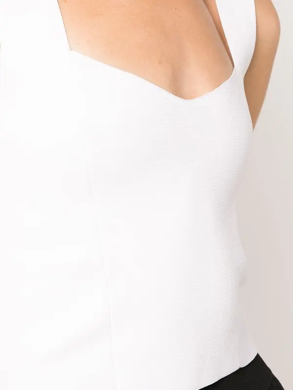 A.L.C. Jordana Cropped Tank Top - White