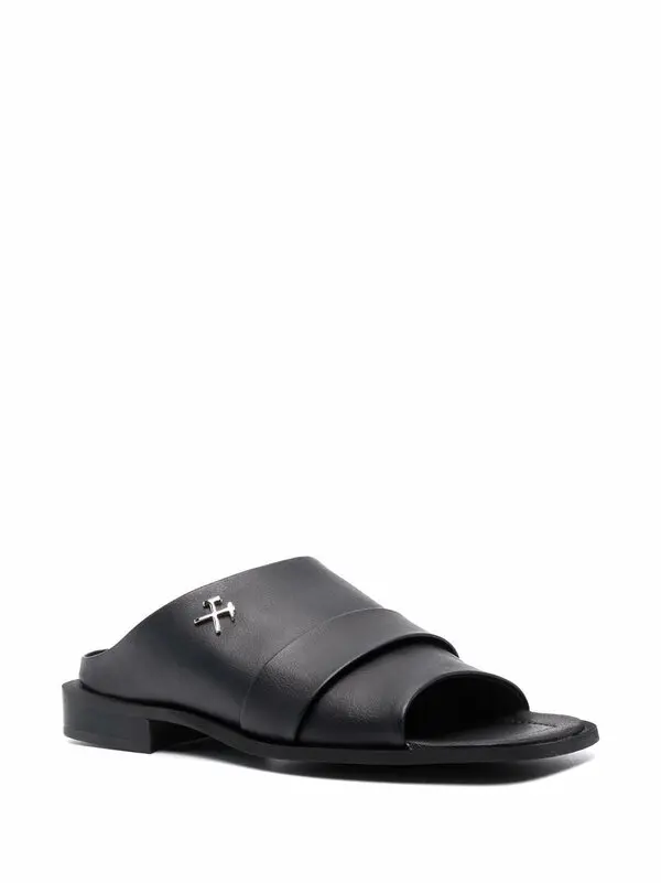 GMBH Logo-plaque Faux-leather Sandals