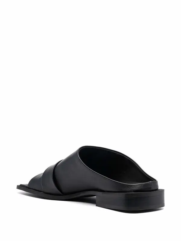 GMBH Logo-plaque Faux-leather Sandals