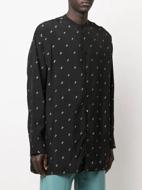 OAMC Bow-motif Band-collar Shirt