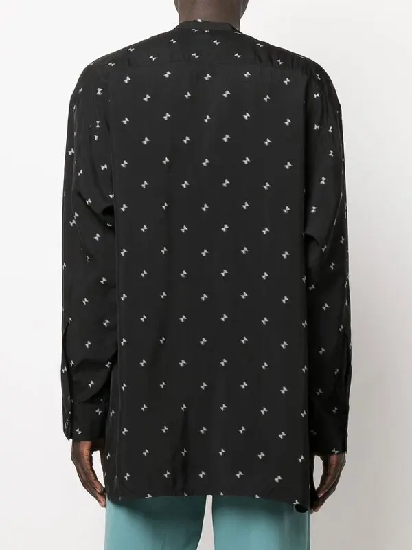 OAMC Bow-motif Band-collar Shirt