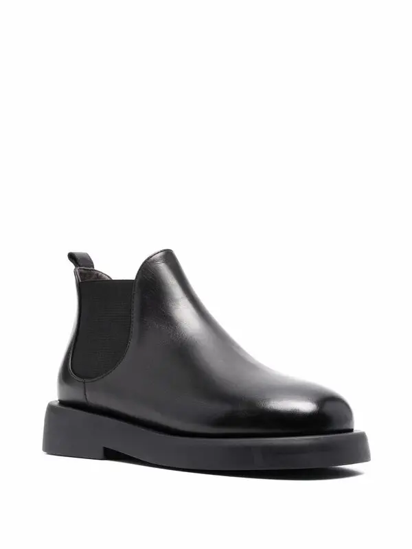 Marsèll Gommello Leather Ankle Boots - Black