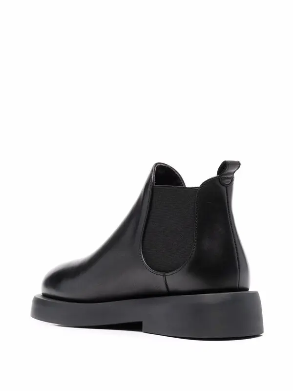 Marsèll Gommello Leather Ankle Boots - Black