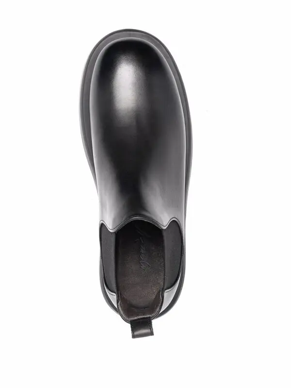 Marsèll Gommello Leather Ankle Boots - Black