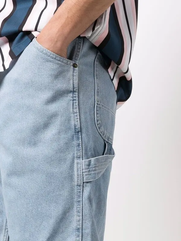 Dickies Knee-length Denim Shorts - Blue